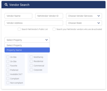Vendor Sourcing for Property Management | NetVendor