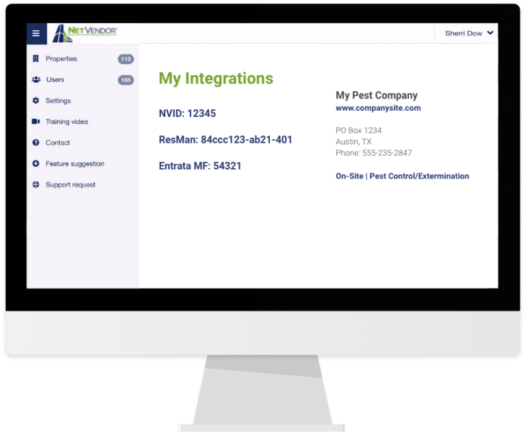 Property Management Integrations | NetVendor